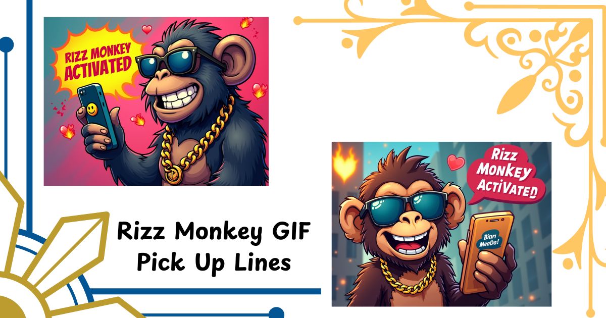 117+ Rizz Monkey GIF Pick Up Lines 🐒🔥 To Slide Into DMs Like a Pro