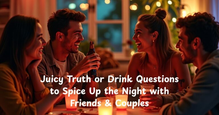 180+ Juicy Truth or Drink Questions to Spice Up the Night with Friends ...