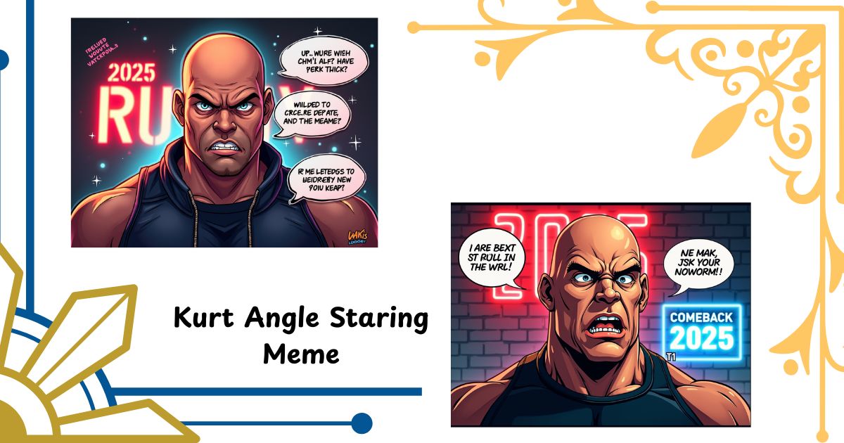 The Kurt Angle Staring Meme Explained: Origin, Meaning & Viral 2025 Comeback